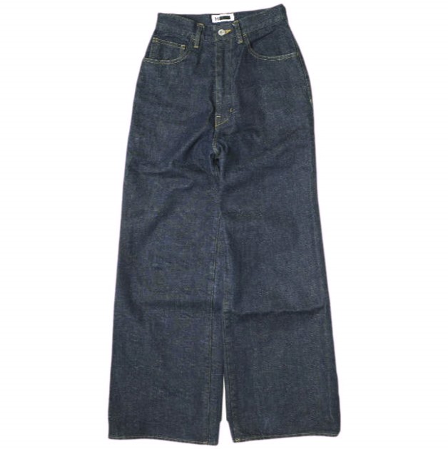 H BEAUTY＆YOUTH エイチ ビューティーアンドユース 24SS 日本製 デニムバギーパンツ 1614-243-6237 S Dark Indigo ワイド ジーンズ