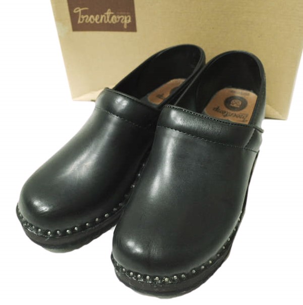 troentorp トロエントープ Van Gogh Classic Swedish Clog スムースレザー スウェディッシュクロッグ ...