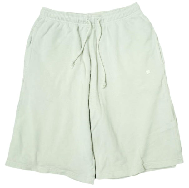 Acne Studios アクネストゥディオズ フェイスパッチ ルーズスウェットショートパンツ FA-UX-SHOR000014 S Dusty Green イージー ショーツ