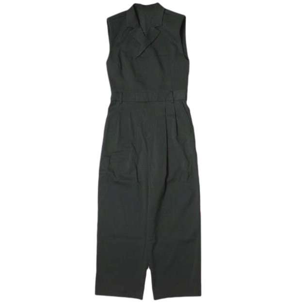 ADAM ET ROPE アダムエロペ 24AW スリーブレスジャンプスーツ GAY74500 36 ブラック オールインワン ノースリーブ