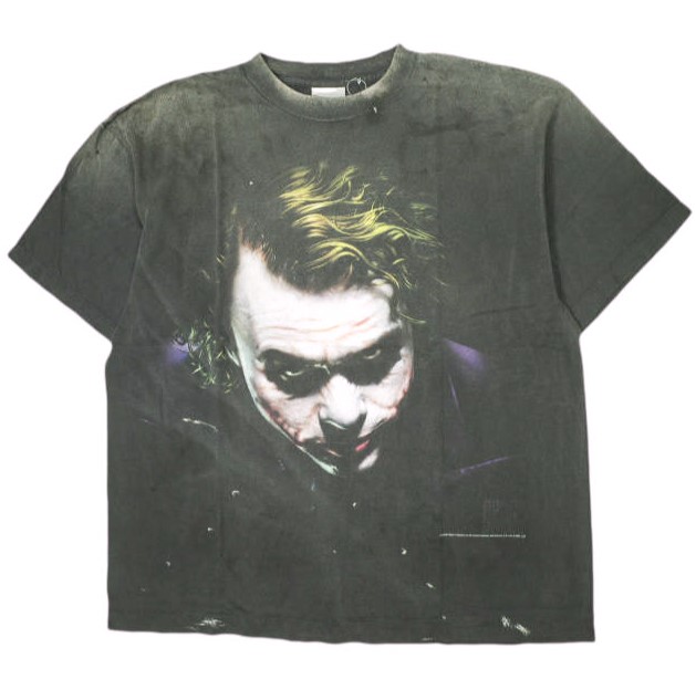 新品 SAINT MICHAEL x THE DARK KNIGHT セントマイケル 25SS BTM_SS TEE / JOKER ジョーカーTシャツ SM-HR8-0000-C53 L BLACK Mxxxxxx