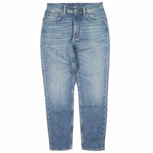新品 Acne Studios アクネストゥディオズ イタリア製 Melk Mid Blue スリムテーパードデニムパンツ 24 定価44,000円 ジーンズ g23053