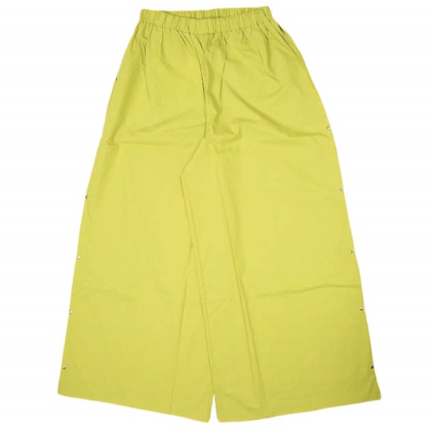 新品 BASERANGE ベースレンジ 24AW NED PANTS コットンワイドイージーパンツ S BRACE GREEN 定価21,780円 ボトムス