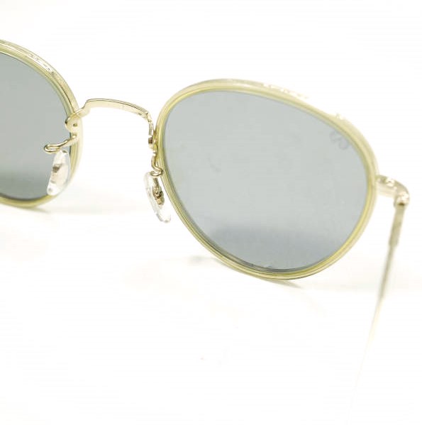 EYEVAN アイヴァン 日本製 MAZE G/LLT ボストンサングラス Gold/Navy