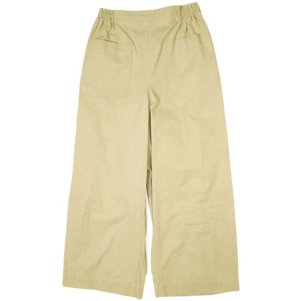 新品 HED MAYNER ヘドメイナー 24SS COMPACT COTTON WIDE PANTS コンパクトコットンワイドパンツ HMMY30007B XS Beige 定価104,500円