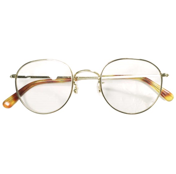 Buddy Optical バディーオプティカル 日本製 IAS ボストンサングラス Gold/Light Gray チタン 眼鏡 メガネ