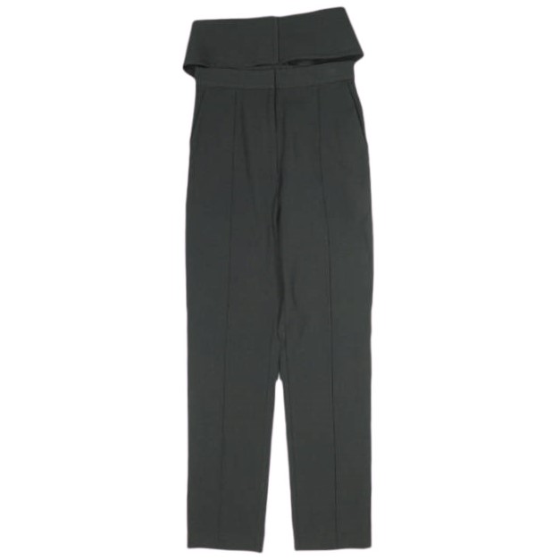 新品 CLANE クラネ 2WAY WIDE BELT TAPERED PANTS ワイドベルト テーパードパンツ 11110-7022 1 BLACK ボトムス