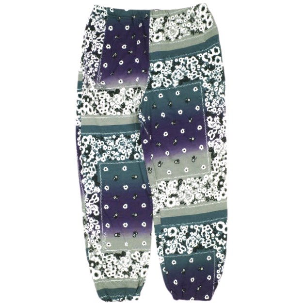 Needles x NOMA t.d. ニードルス ノーマ 22AW String Sweat Pant ？ Cotton Jersey フラワー&バンダナ柄 スウェットパンツ N34-NNCS03 S