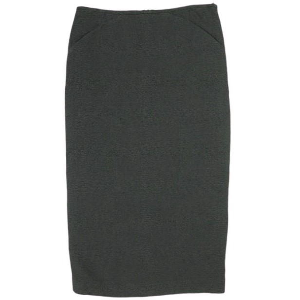 新品 N°21 ヌメロヴェントゥーノ 24SS 5A GONNA TESSUTO コットンツイード ペンシルスカート 24S-C021-0126 36 BLACK 定価75,900円