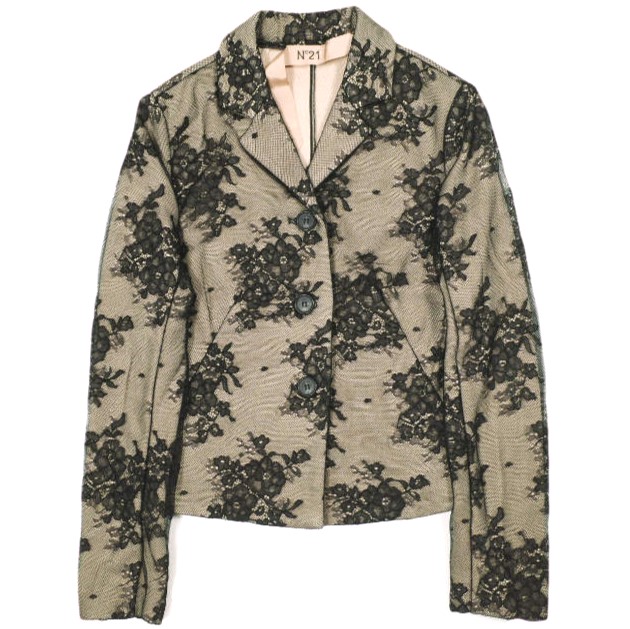 平和屋本店□希少 お召 苔里衣 かつやま織物謹製 極細柄紋織 あけぼの