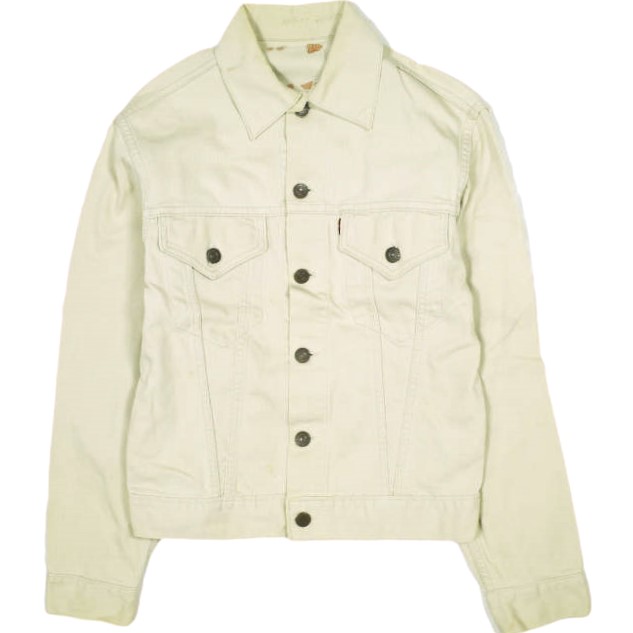Levis リーバイス 60s 941B PIQUE TRUCKER JACKET 3rd ピケトラッカージャケット 生成り 両面タブ ビッグE 均等V ヴィンテージ 1960s