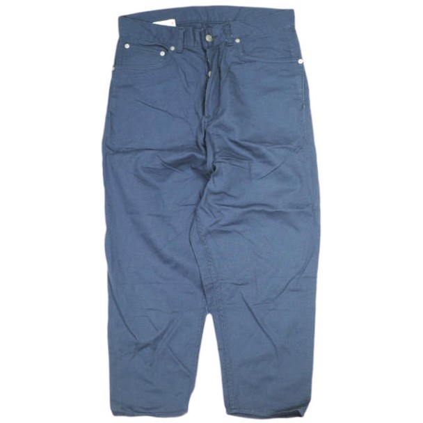 rdv o globe ランデヴーオーグローブ 日本製 FABIO PA コットンツイルサルエルパンツ 161PA004 3 Navy テーパード ボトムス