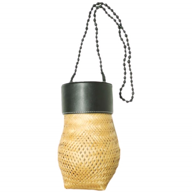 BALLEN バレン 日本製 TERLENKA BASKET かごバッグ Natural/Black CITYSHOP ストロー カバン