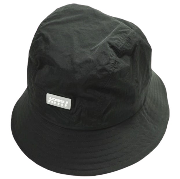 KITH NYC キスニューヨークシティ 25SS K-Tech Wrinkle Nylon Camper Bucket Hat ナイロンバケットハット 25095060005210 Black 帽子
