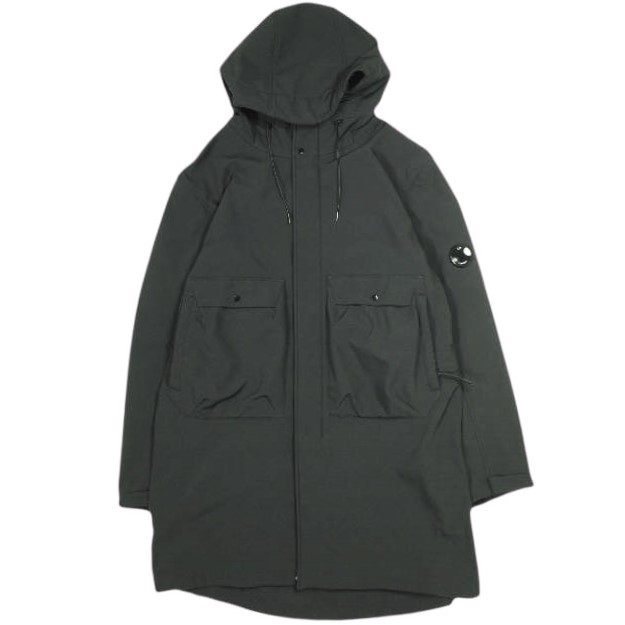 C.P.Company シーピーカンパニー 24AW C.P. Shell-R Hooded Parka Jacket モッズコート 17CMOW008A 006097A XL BLACK 定価115,500円