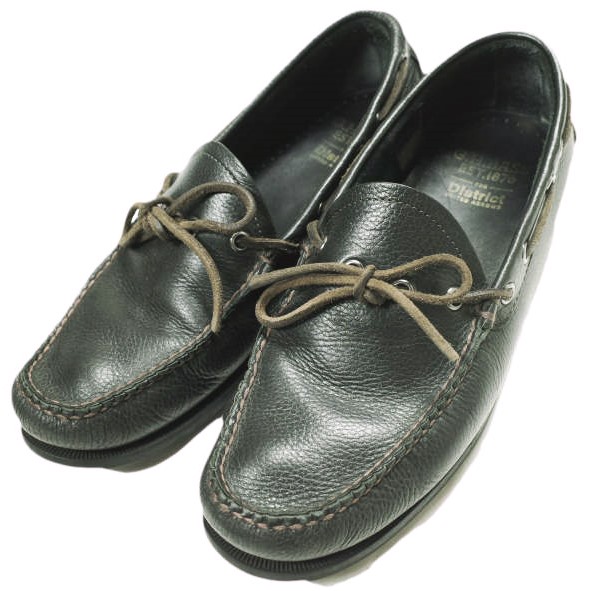 G.H.BASS x District UNITED ARROWS ジーエイチバス ディストリクト 24AW 別注 WEBSTER 1アイレットキャンプモカシン US9(27cm) BLACK