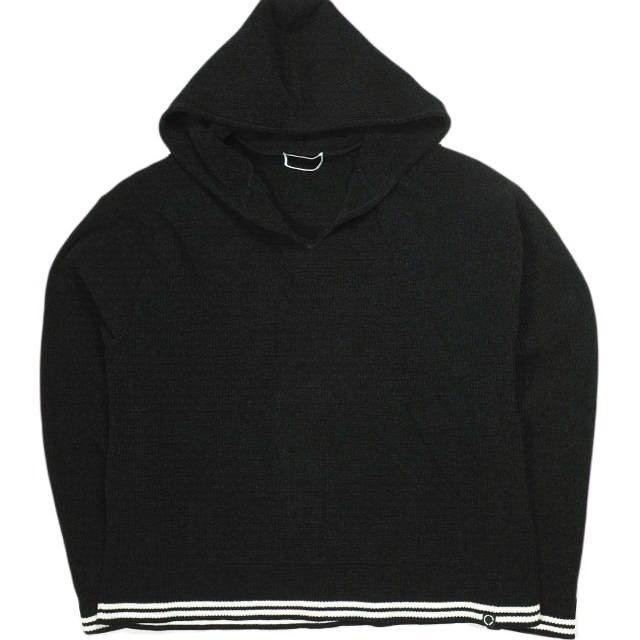 PHINGERIN フィンガリン 25SS CORDY KNIT MEXPARKA コーディーニットメキシカンパーカー PD-251-KN-021 L BLACK プルオーバー トップス