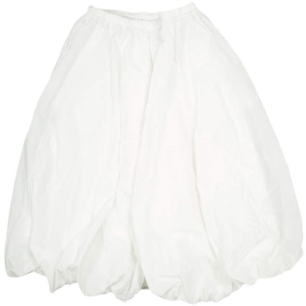 CITYSHOP シティショップ 25SS 日本製 TAFFETA BALLOON SKIRT タフタバルーンスカート 25060042828020 38 ホワイト ボトムス