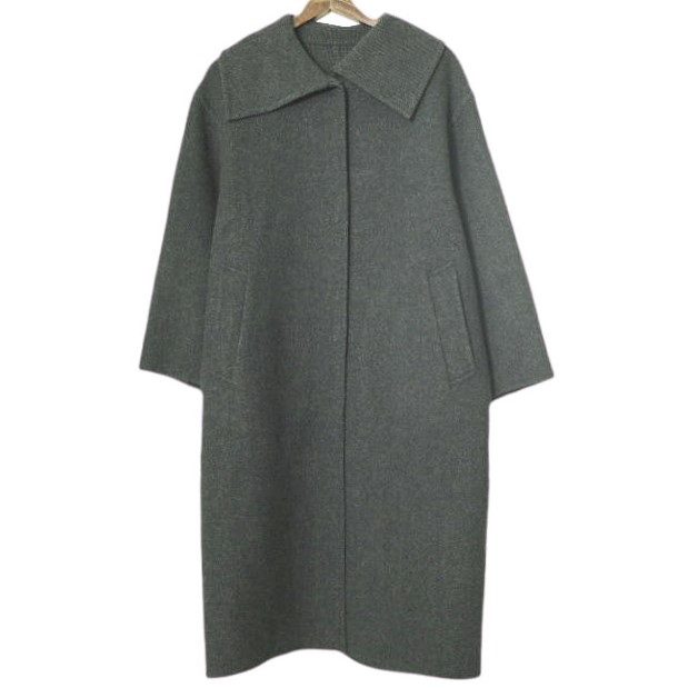 H BEAUTY&YOUTH エイチ ビューティーアンドユース STAND COLLAR COAT スタンドカラーコート 1625-104-4787 S グレー 定価93,500円