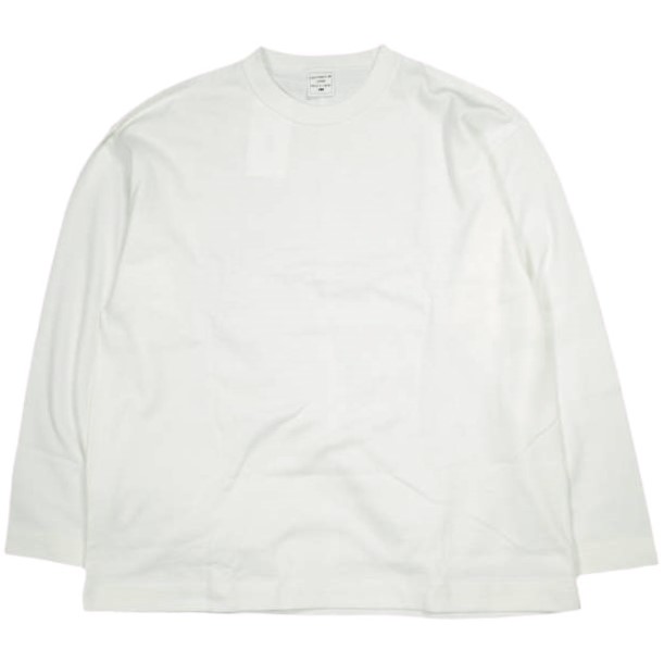 新品 N.HOOLYWOOD x LOOPWHEELER ミスターハリウッド 25SS LONG SLEEVE T-SHIRT 20/2吊り天竺 ロングスリーブTシャツ 20RCH-LW 40 WHITE