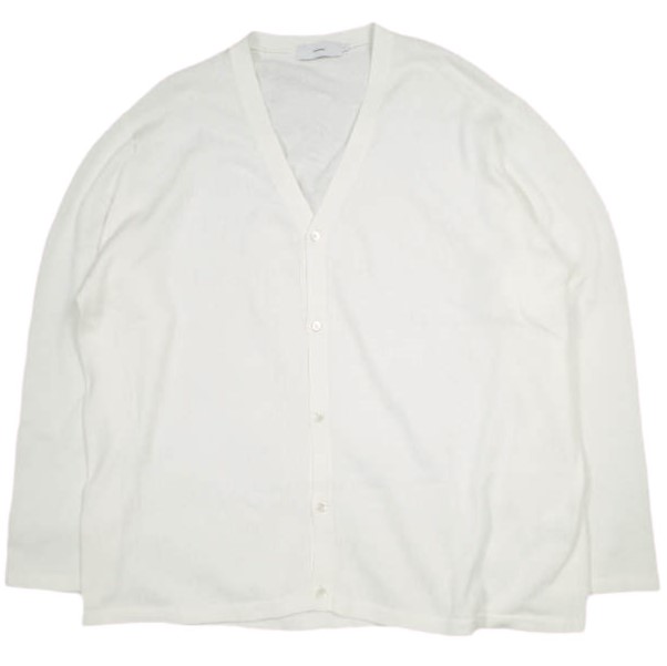 Graphpaper グラフペーパー Suvin Cotton Oversized Cardigan スビンコットン オーバーサイズカーディガン GM17-S-202 Free WHITE ニット