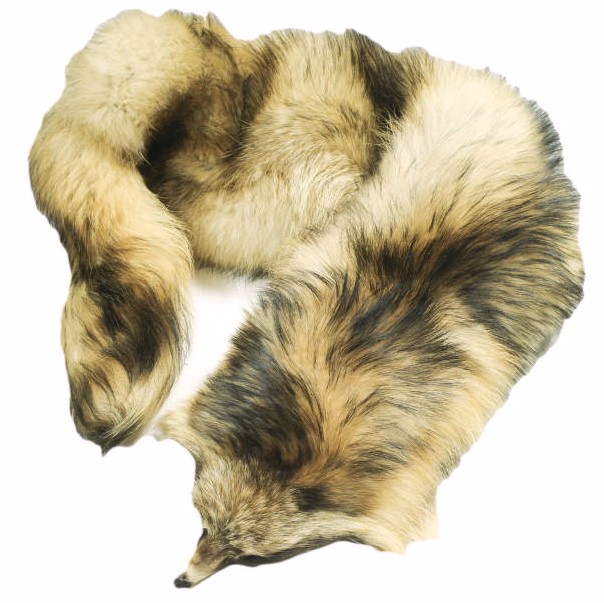 新品 The FRANKLIN TAILORED フランクリンテーラード 日本製 ラクーンマフラー 89AG2 BROWN ファー