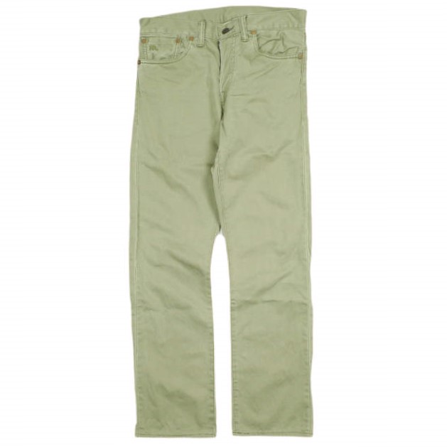 RRL ダブルアールエル SLIM FIT HEAVY SATEEN PANTS スリムフィットヘビーサテンパンツ 782504847003 29 WASH OLIVE Double RL g24224