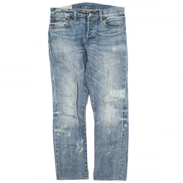 POLO RALPH LAUREN ポロ・ラルフローレン Sullivan Slim Jeans Paint Distressed ペイントスリムデニムパンツ 710638424001 30 ジーンズ