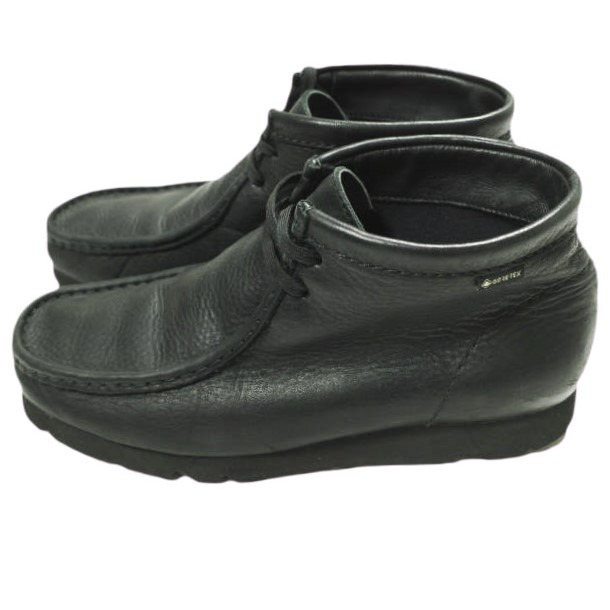 Clarks クラークス Wallabee BT GTX ワラビーブーツ ゴアテックス 26146260 US8.5(26.5cm) BLACK GORE-TEX シューズ