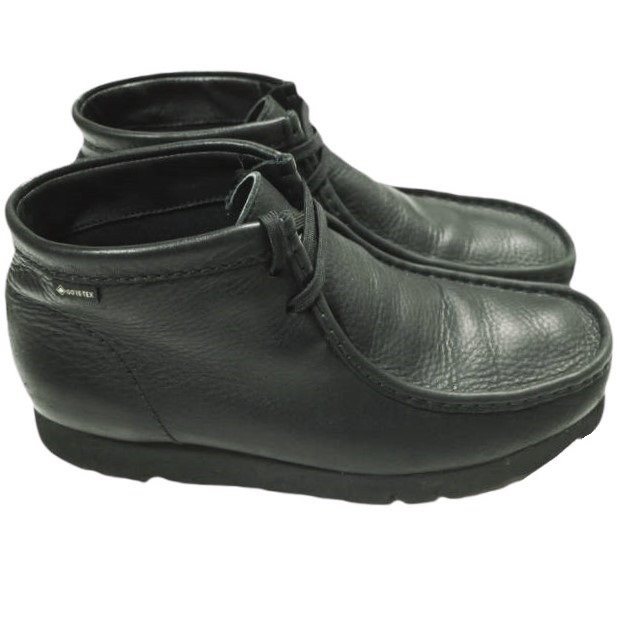 Clarks クラークス Wallabee BT GTX ワラビーブーツ ゴアテックス 26146260 US8.5(26.5cm) BLACK GORE-TEX シューズ