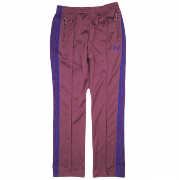Needles ニードルス 23AW Narrow Track Pant Poly Smooth ナロートラックパンツ ポリスムース NS247 M Wine イージー ジャージ ボトムス
