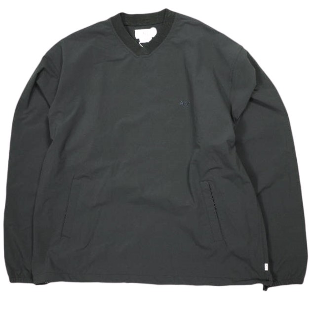 新品 Acy エイシー 24SS PULLOVER SHIRTS V2 プルオーバーシャツ ACY-24SS-001 3(XL) L.BLACK MIN-NANO ミンナノ トップス