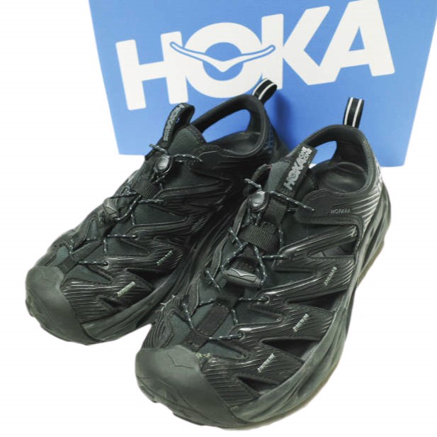 HOKA ONE ONE ホカオネオネ HOPARA ホパラ 1106534 US9(27cm) BLACK/DARK SHADOW アウトドア スポーツ サンダル シューズ