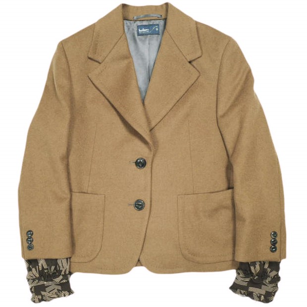 kolor カラー 20AW 日本製 ウールカシミヤドッキングジャケット 20WCL-J05110 2 CAMEL 2B テーラード レイヤード アウター