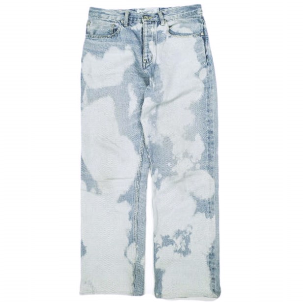 DAIRIKU ダイリク 23AW 日本製 Bleach Slim Denim Pants ブリーチスリムデニムパンツ 23AW C-2 31 Indigo ボタンフライ ジーンズ