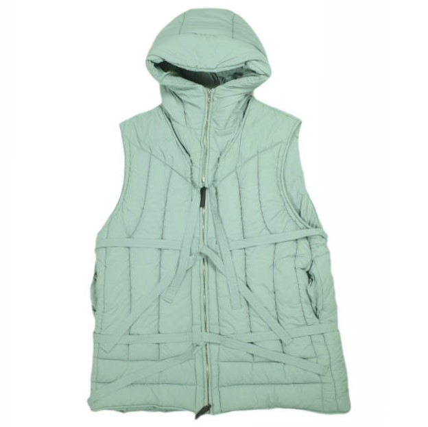 77circa x WILDTHINGS ナナナナサーカ ワイルドシングス 22AW 別注 SEPARATE HOOD PADDING LIFE VEST フーデッド中綿ベスト M BLUE