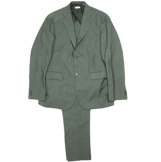 BEAUTY＆YOUTH UNITED ARROWS BUSINESS ドライツイル2Bジャケット & ノープリーツパンツ 48 DK.GRAY スーツ セットアップ g24344