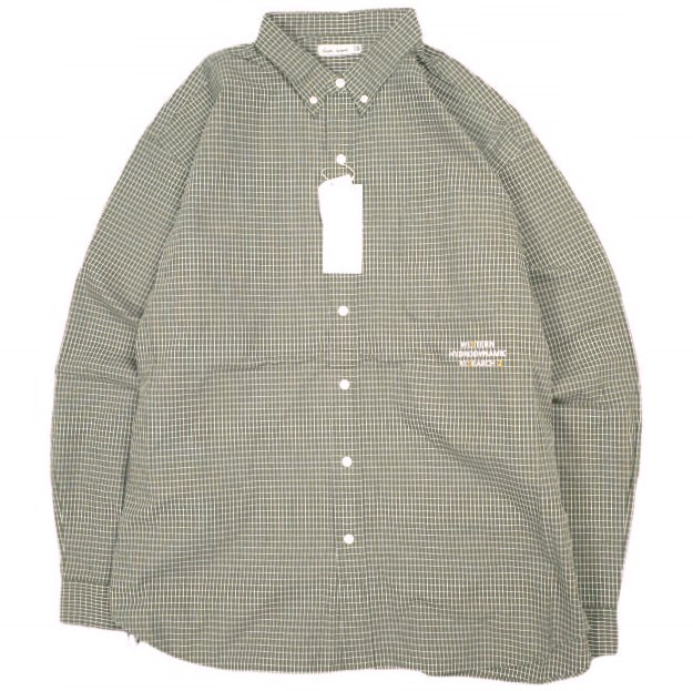 新品 SSZ x Western Hydrodynamic Research 25AW 別注 WHR BD SHIRT オーバーサイズチェックボタンダウンシャツ 11-11-1296-139 M BROWN