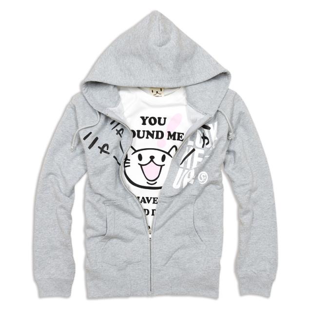 Tシャツ パーカー セット 猫 FOUND ME ＋ LOOK ME UP ネコ ねこ 猫柄 雑貨 SCOPY スコーピー