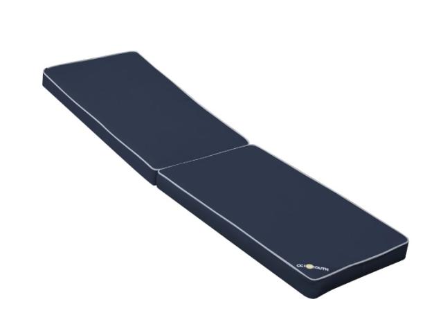 30C0061 ボートベンチクッション ブルー　ヒンジ式 370mm x 1200mm　ビーエムオージャパン BMO JAPAN