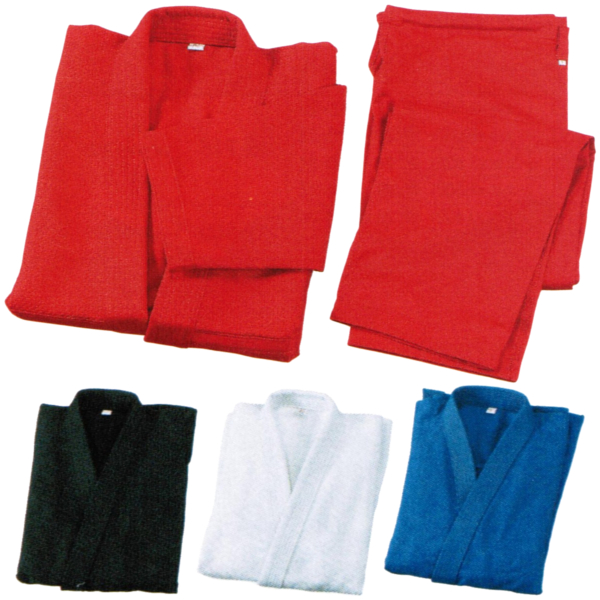 高柳　柔術 柔術着　上下セット　JIU   T0/T1/T2/T3   柔術衣 柔術道着 道衣 胴着 レッド ブラック ホワイト ブルー 上衣ズボンセット