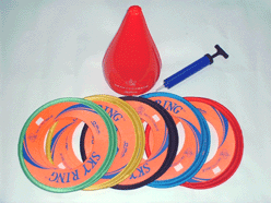 レジャー・ニュースポーツ　輪投げ×ゴルフ  スカイクロス競技Aセット　ISO-SKA2