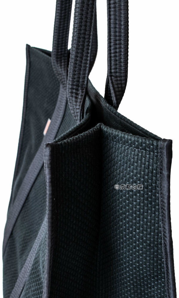 sasicco正規品 トートバッグ スクエアトート Lサイズ ブラック/消防