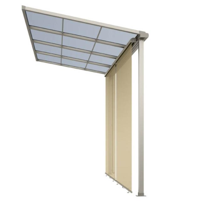 【テラス桁付】 リクシル スタイルシェード テラス間口1.5間 18620 W2030×H2110mm 本体取付数×1 テラスVS用 ...