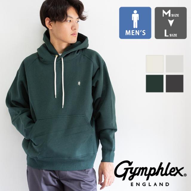 「 Gymphlex ジムフレックス 」 T/C FLEECY SWING SLEEVE HOODED P.O. 長袖 スウェットパーカー MEN GY-C0294 TCF / Gymphlex ジムフレックス パーカー フーディー スウェット プルオーバー 裏起毛 ワンポイント 定番 2025AW