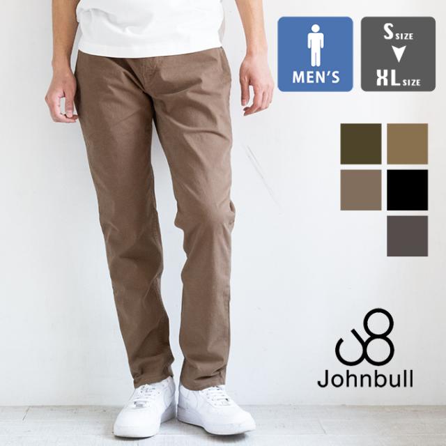 「 Johnbull ジョンブル 」 スリム ストレッチ スナッグ パンツ JM233P04N / ジョンブル カラーパンツ SNUG PANTS ストレッチ 5ポケット タイトストレート 定番 オールシーズン 2025SPRING