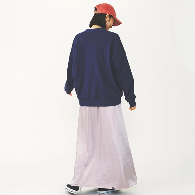 MILKFED. ミルクフェド 」 ICING LOGO BASIC SWEAT TOP アイシング