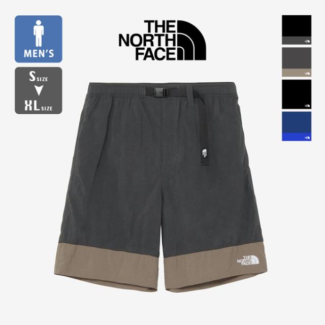 「 THE NORTH FACE ザ・ノース・フェイス 」 Nuptse Short ヌプシ ショーツ NB42552 / ショートパンツ ショーツ ショーパン 短パン ハーフパンツ 膝上 ゴムウエスト ナイロン 撥水 アウトドア メンズ