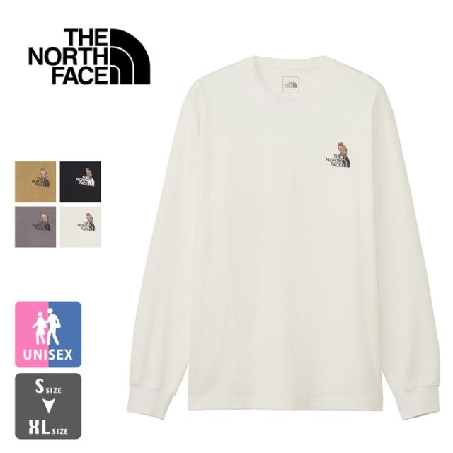 「 THE NORTH FACE ザ・ノース・フェイス 」 L/S Zoo Picker Tee ロングスリーブ ズーピッカー ティー NT32533 / 長袖 Tシャツ ロンT クルーネック 丸首 ワンポイント UVケア 紫外線カット メンズ レディース ユニセックス