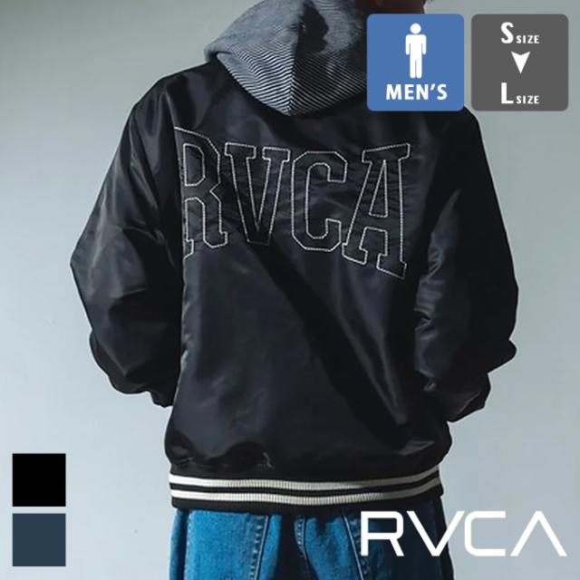「 RVCA ルーカ 」 BALANCE JACKET ジャケット BE042774 / RVCA ルーカ スタジアムジャケット ブルゾン ナイロンジャケット ルカ トップス 長袖 バックプリント スポーティー メンズ レディース 2024AW